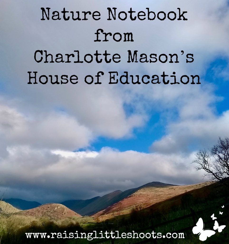 Nature Notebook from Charlotte Mason’s House of Education